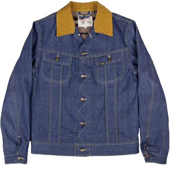 Lee 101J Storm Rider Blanket Lined Denim Jacket Dry at Terry Asher blog